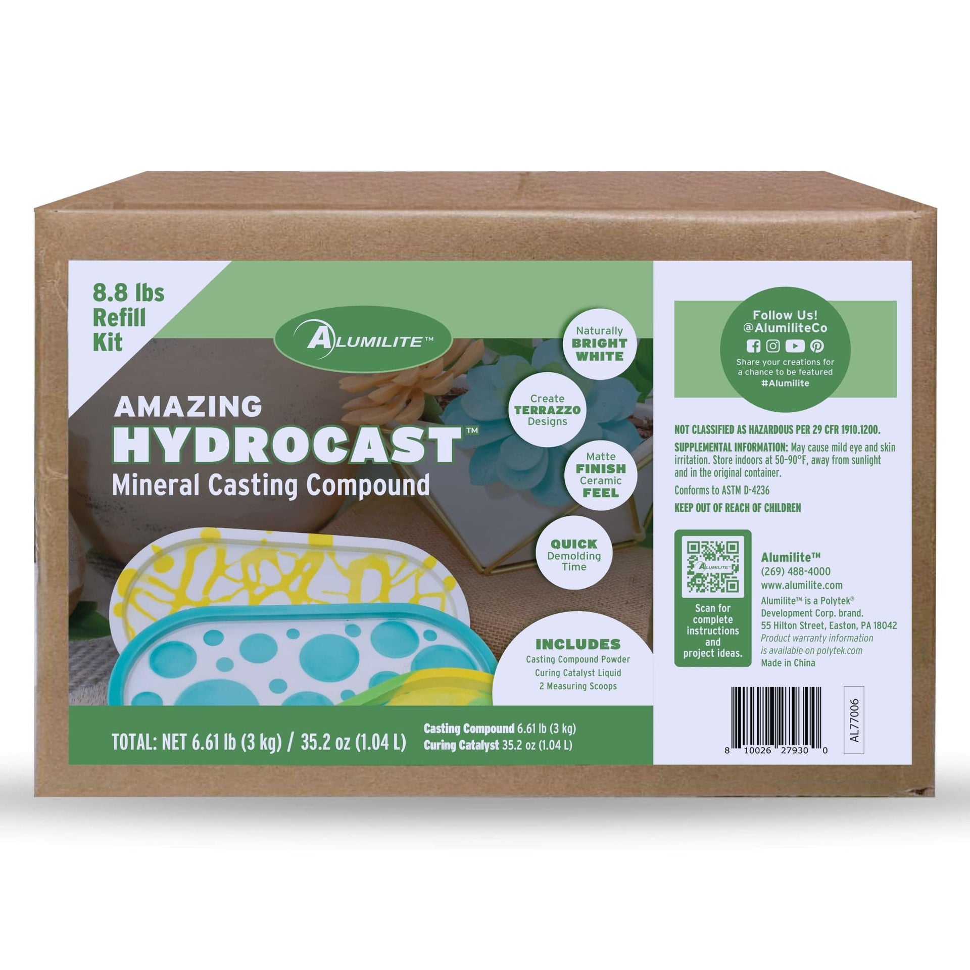 HydroCast Mineral Casting Compound Refill Pack – Alumilite